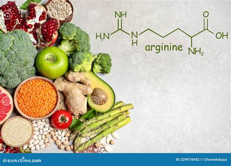Fresh Vegetables Fruits And Seeds On Grey Table Flat Lay Sources Of