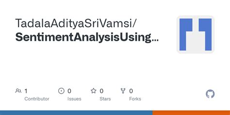 Github Tadalaadityasrivamsisentimentanalysisusing Nlp