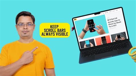How To Make Scroll Bars Always Visible In MacOS Ventura On Mac YouTube