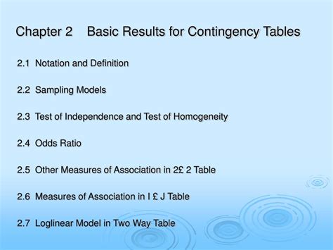 Ppt Sta4006 Categorical Data Analysis September 2004 Powerpoint