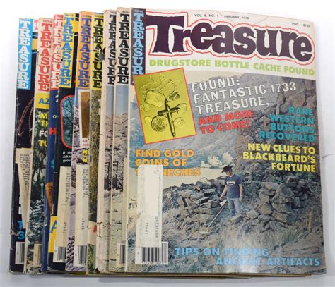 Treasure Magazine 1978 Issues