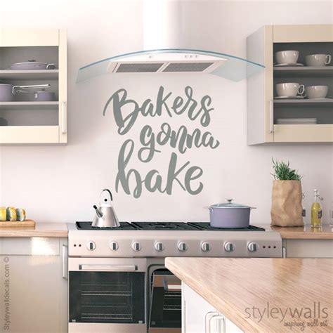 מדבקת קיר למטבח האופים