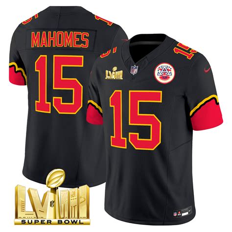 Patrick Mahomes Kansas City Chiefs Super Bowl Lviii Vapor Limited Black