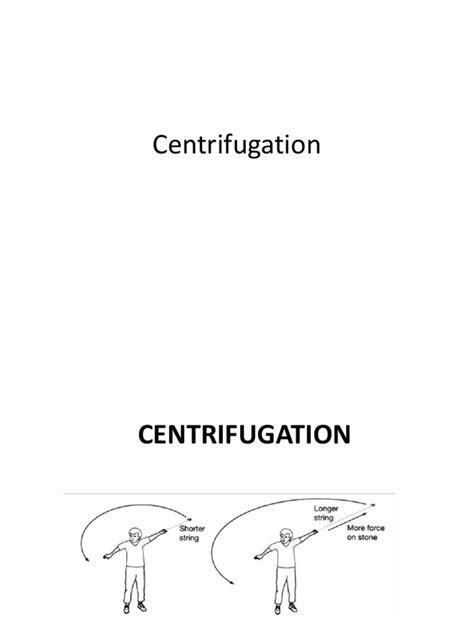 Centrifugation Pdf Centrifugation Centrifuge