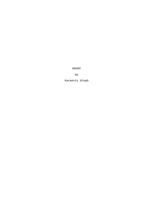Ghost Script Final Pdf