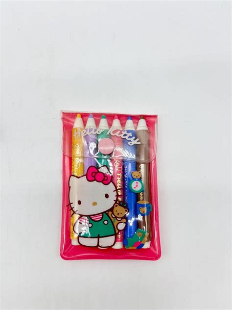 Set Of Vintage Hello Kitty Markers Etsy