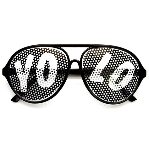 Yolo Glasses Decorated Greek Letters
