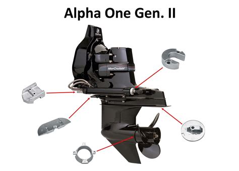 Aluminiumanod Mercruiser Kit Alpha One Generation 2 Aluminium 888756k01