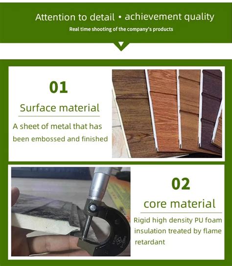 Thermal Decorative Siding Panels Exterior Wall Structural Insulated Panel Foam Sandwich Panel