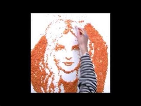 Portrait Of Britney Spears Made From Cheetos Youtube
