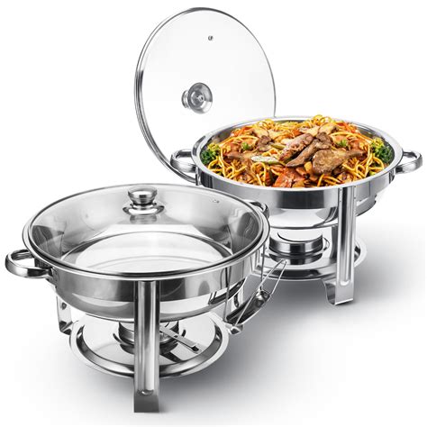 Chafing Dish Set 2 Pack Chafing Dish Buffet Warmer Set Stainless