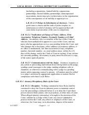 Understanding Local Rules Of The Central District Of California