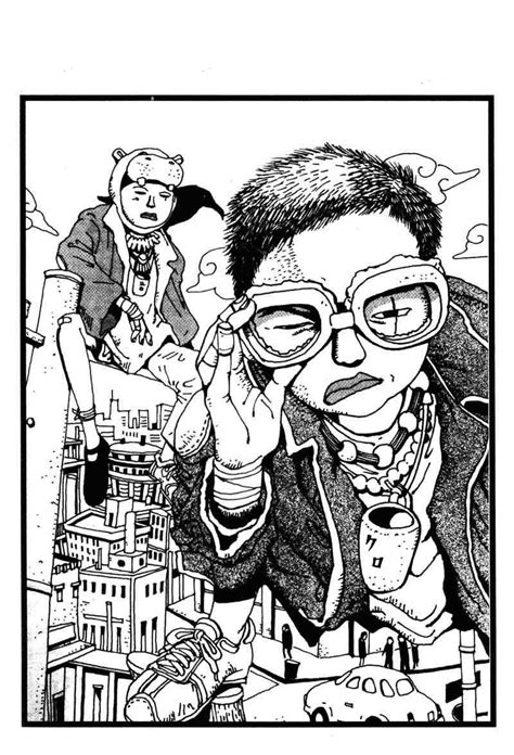 Illustration Tekkon Kinkreet By Taiyo Matsumoto Comic Art