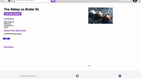 GitHub ShanFalk Sip Fullstack Solo Project Based On The Website Yelp