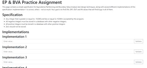 Ep And Bva Practice Assignment