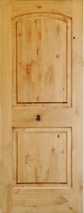 Knotty Alder 2 Panel Top Rail Arch From Discount Door And Trim Single