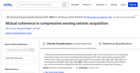 Mutual Coherence In Compressive Sensing Seismic Acquisition