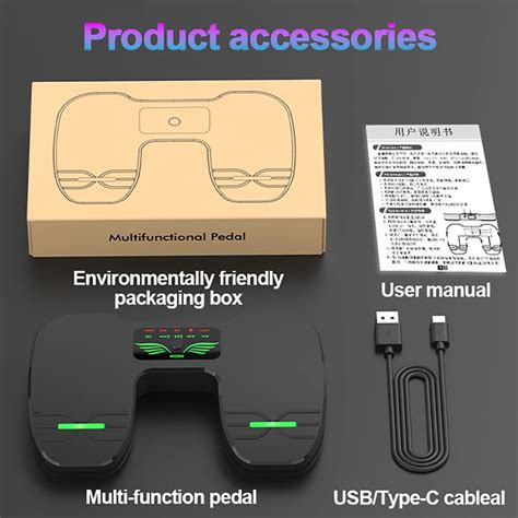 무선 음악 페이지 뒤집게 휴대용 악보 터닝 풋 스위치 페달 악기 액세서리 연주 점수 뒤집게 티몬