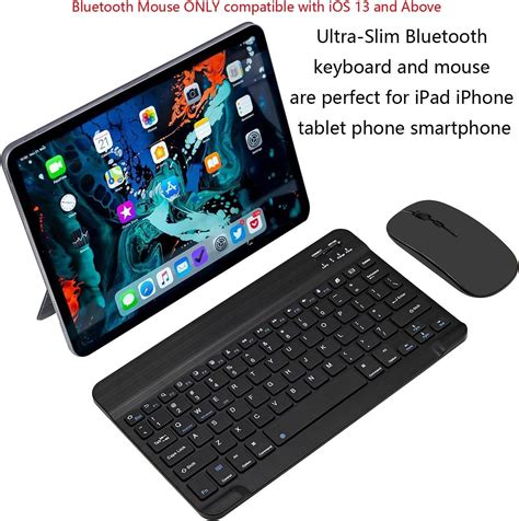 Xukinroy Ultra Slim Bluetooth Keyboard And Mouse Combo Rechargeable