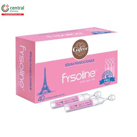 Fysoline Isotonic Solution Dung Dịch Nước Muối Sinh Lý đẳng Trương