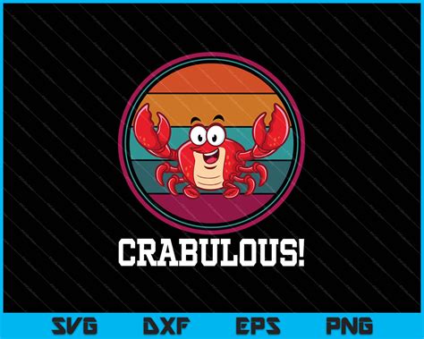 Crabulous Svg Png Cutting Printable Files Creativeusarts