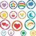 Care Bears Belly Badges Svg Bundle Cartoon Tummy Symbols Digital