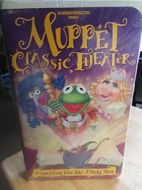Muppet Classic Theater Vhs 1994 Clamshell New Vintage Vhs Sealed