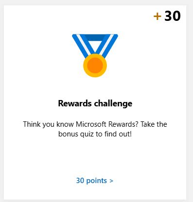 Rewards Challenge Bonus Quiz Issue Microsoft Qanda