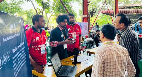 Team O Zone From Ewu Robotics Club Has Become The Champion Of Bangladesh In “itechexpo Iubat