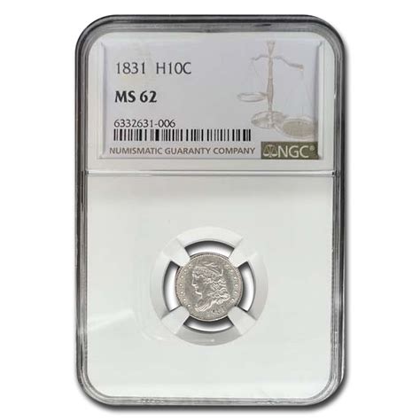 Buy 1831 Capped Bust Half Dime Ms 62 Ngc Apmex