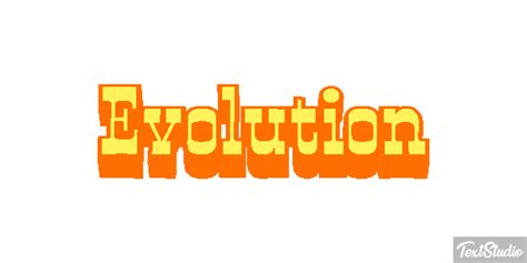 Evolution Word Animated  Logo Designs