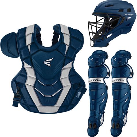 Easton Intermediate Elite X Catchers Set Navy Silver 1 Set