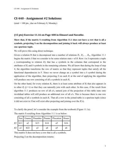 Cs 440 Assignment 2 Solutions Classes