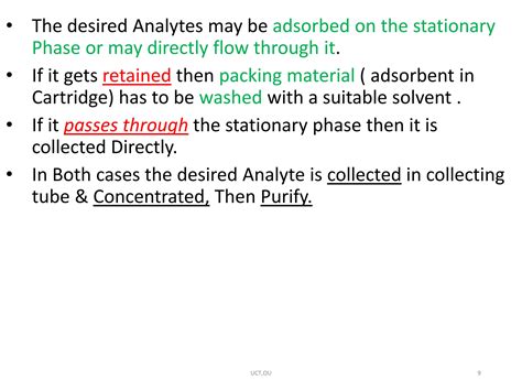 Solid Phase Extraction By Gunti Shashikanth Pptx