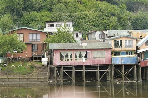 Castro On Chiloe Island Chile Premium Photo