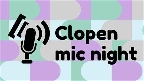 clopen mic night new online maths variety show the aperiodical