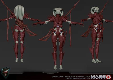 Daniel Orive Character Artist Cghub Bioware Mass Effect Challenge