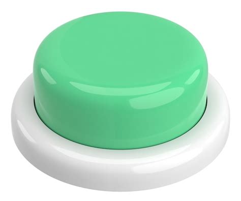 Premium Photo Push Button 3d Button 3d Illustration