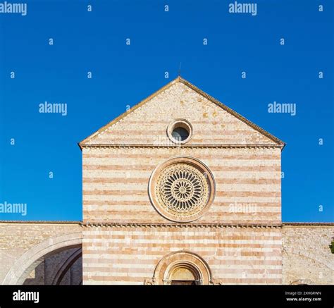 Assisi Province Of Perugia Italy Italian Gothic Architecture Of