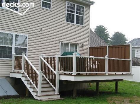 Mid Elevation Deck With Side Stairs