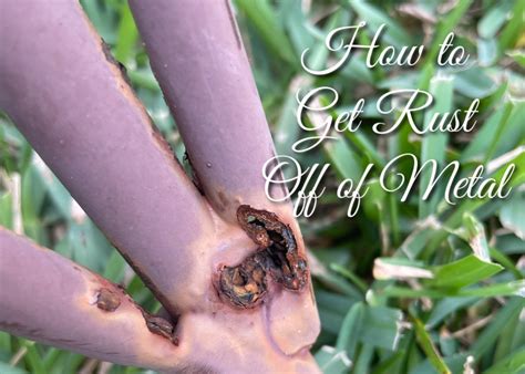how to get rust off of metal furniture and fix it craft klatch