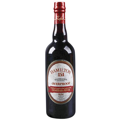 Hamilton 151 Overproof Rum 750 Ml Applejack