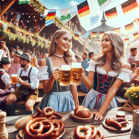 This Beautiful Design Is Designed For Oktoberfest Festival Premium Ai