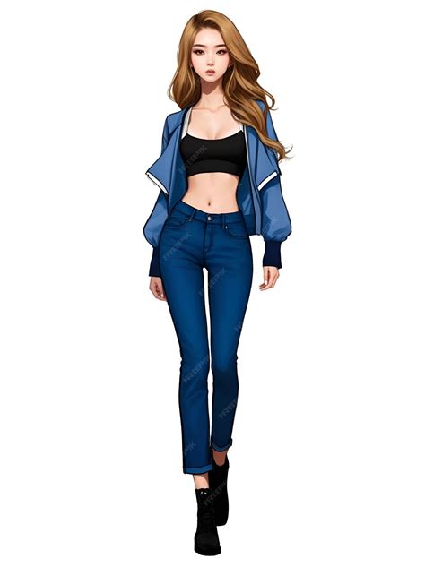 Premium Photo Teenage Girl Wearing Random Clothing Fashion Set 3 With