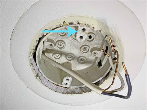 How To Replace A Ceiling Electrical Box Ceiling Light Ideas