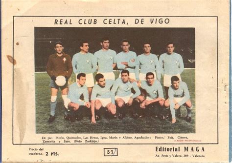 Celta Vigo Team Group In 1960 61