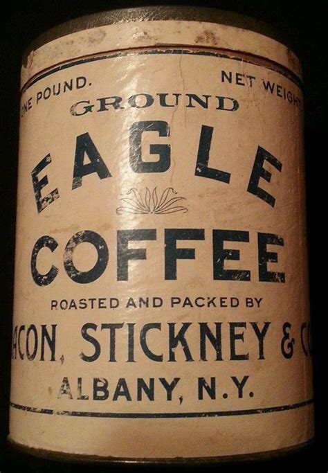 Vintage Coffee Tin Eagle Coffee