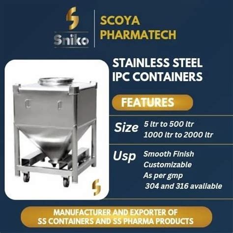 Stainless Steel Ipc Containers Stainless Steel Ibc Tank Manufacturer