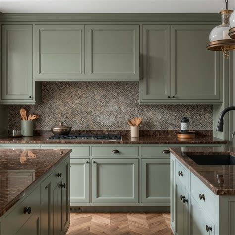 15 Stunning Green And Brown Kitchen Ideas For Cozy Style