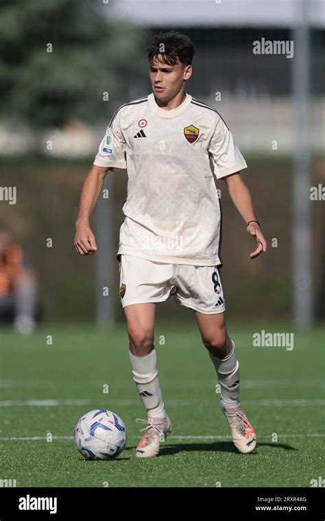 Turin Italy 24th Sep 2023 Niccolo Pisilli Of As Roma During The